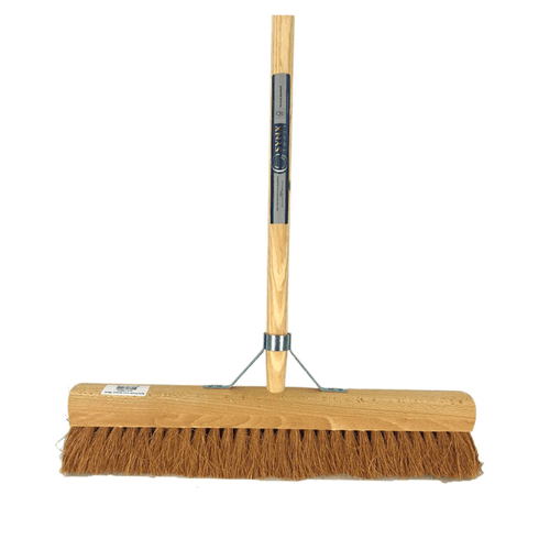 Synx Zaalveger Cocos 50cm Zachte Bezem - Met Steel 150cm
